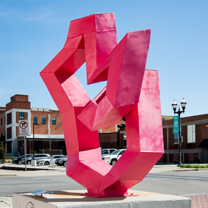 Student work showcased in Sculpture Walk Springfield - Art + Design Blog