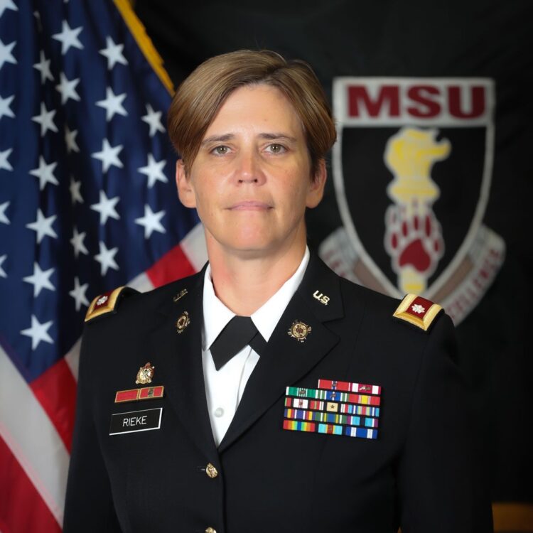 Alumna is the first female professor of military science and head of ...