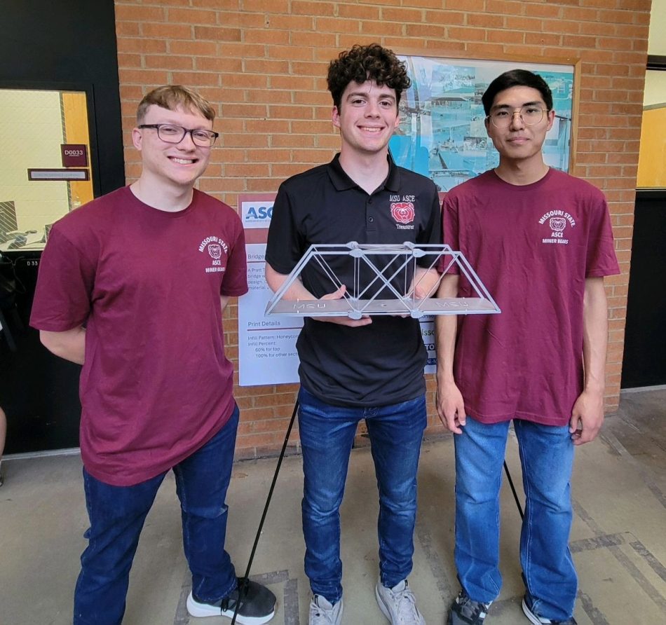 Mo State engineering students earn top honors at ASCE regional ...