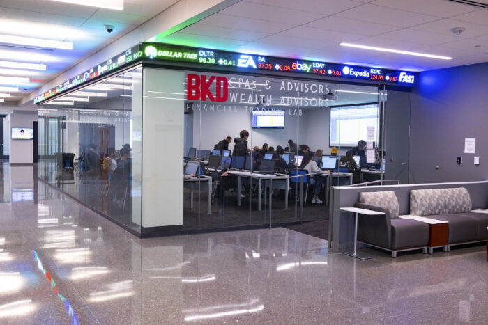 More than a classroom: BKD Financial Markets Trading Lab - College of ...