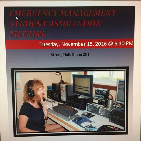 Emergency Management Student Association Meeting - Criminology News