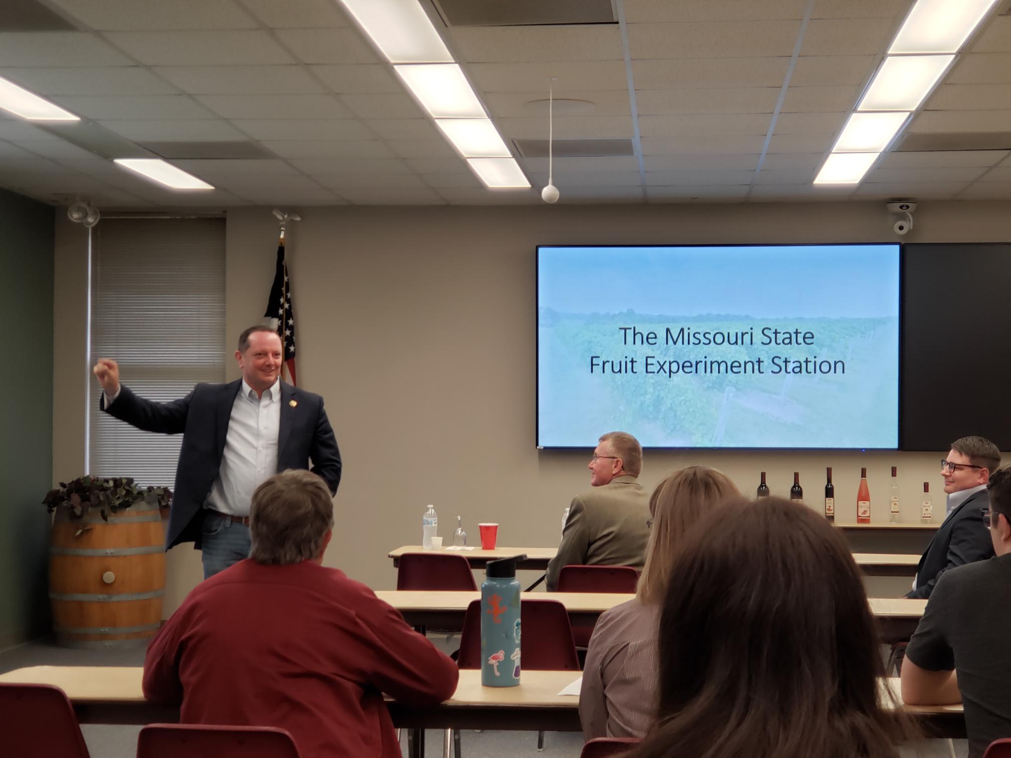 Congressman Eric Burlison visited the Fruit Experiment Station - What's ...
