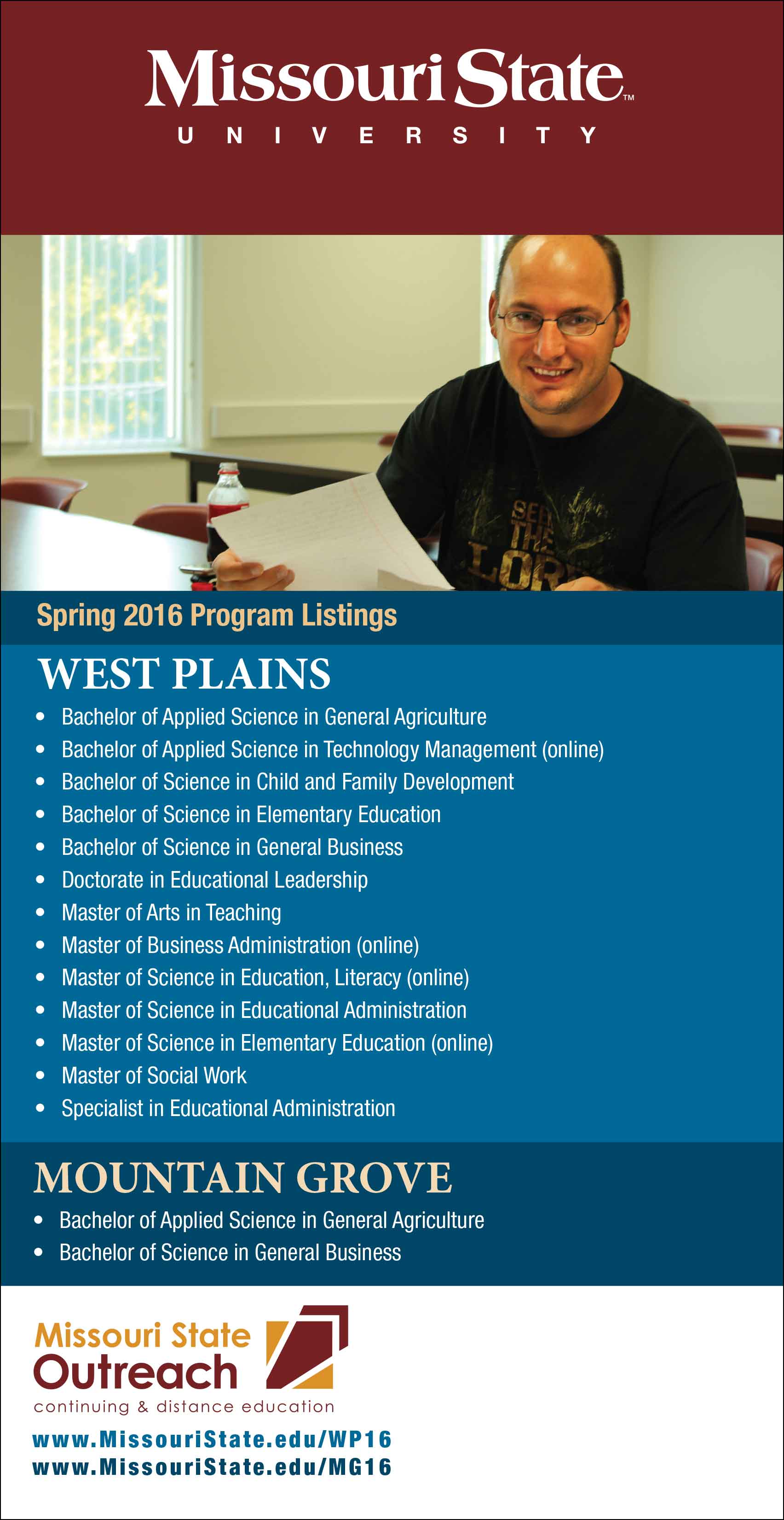 Spring 2016 off-campus program brochures available now - Missouri State ...