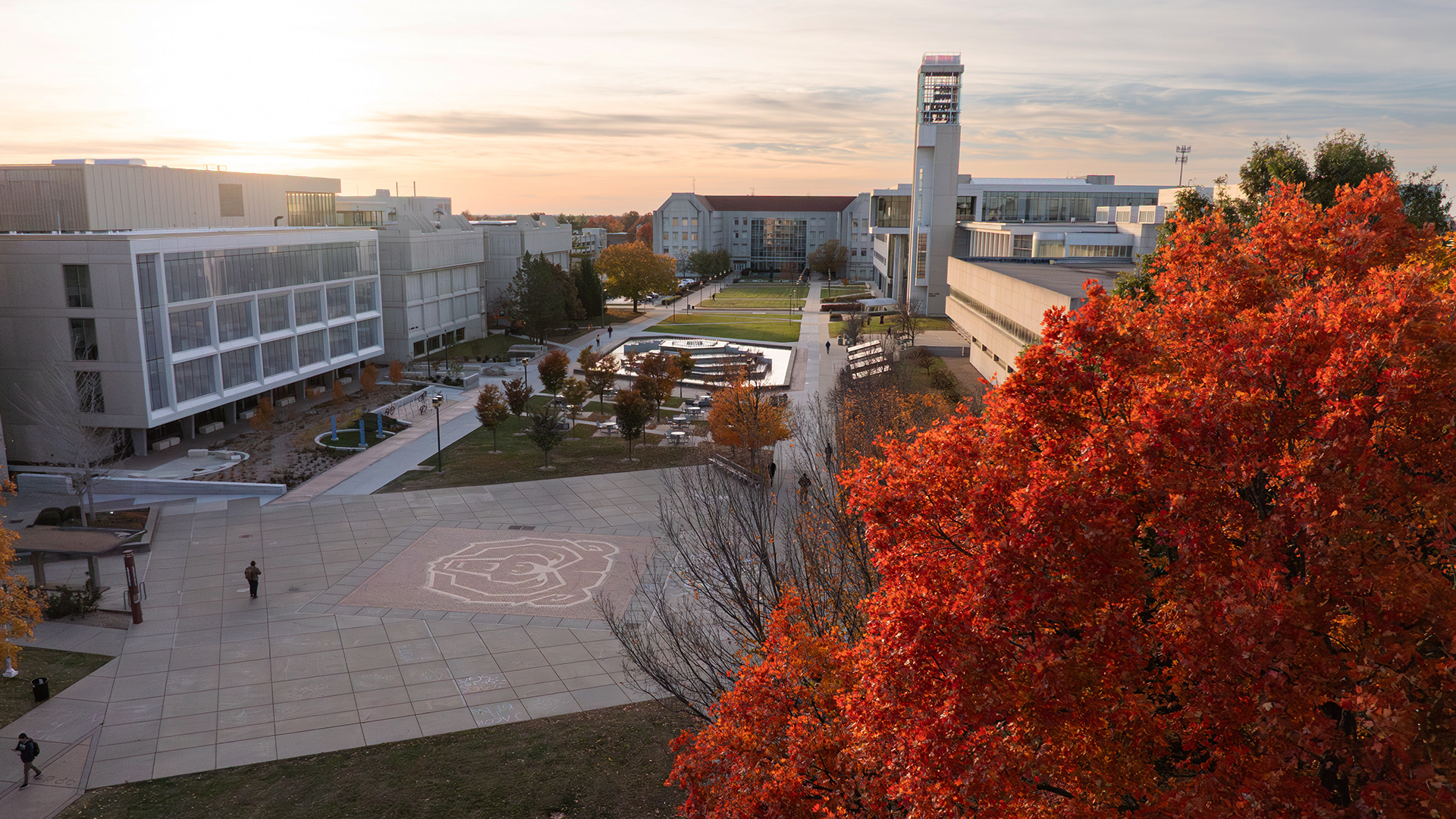 Campus from the air on Nov. 10, 2025. Jesse Scheve/Missouri State ...