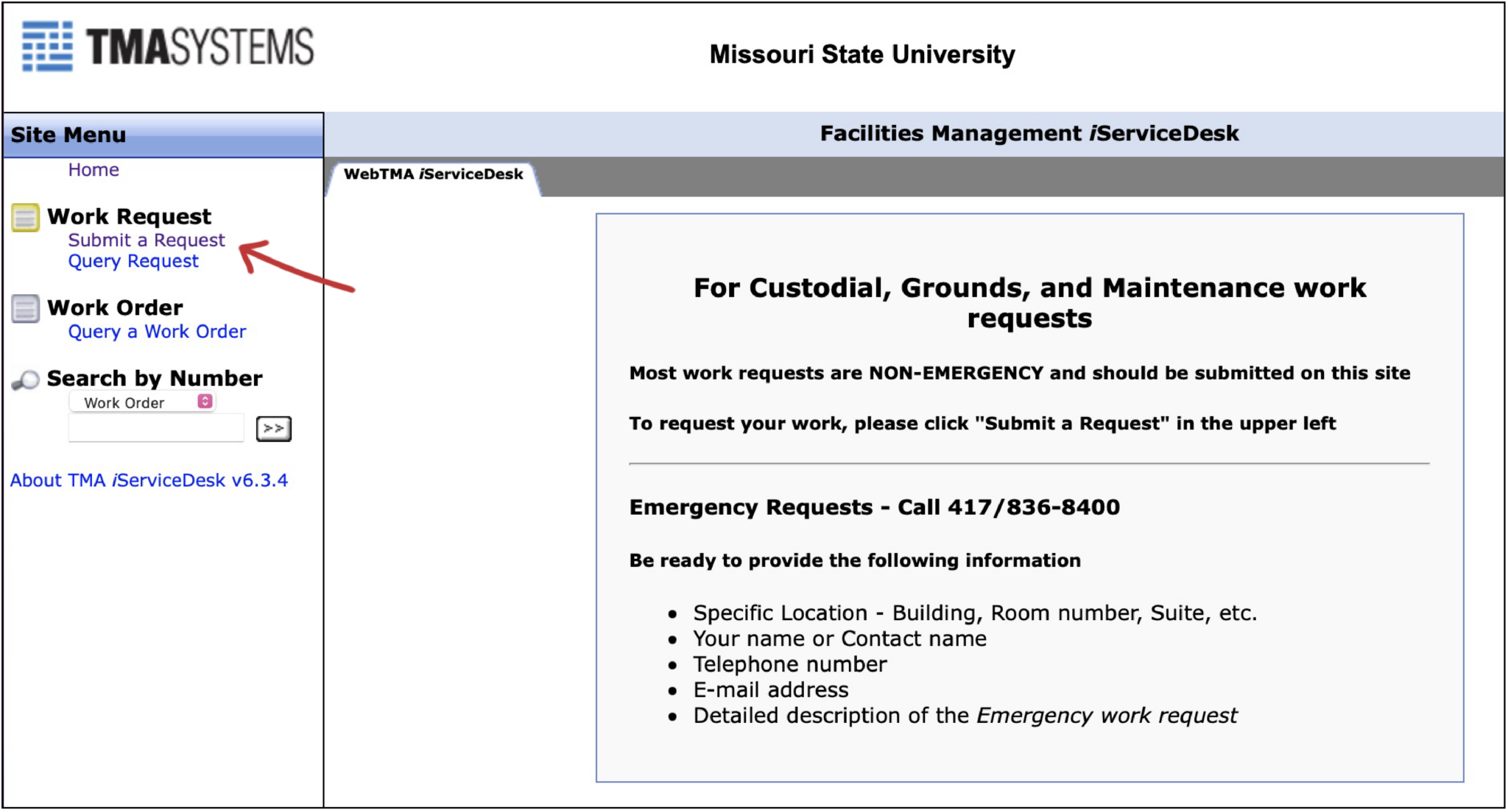 How to Submit a Work Order - Residence Life, Housing and Dining ...
