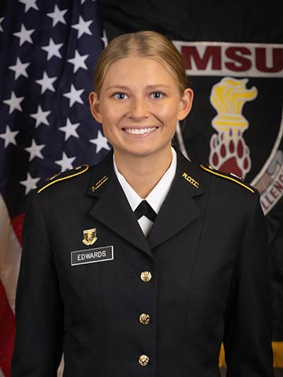 Cadet Marlee Edwards took a risk with ROTC—and has never looked back ...